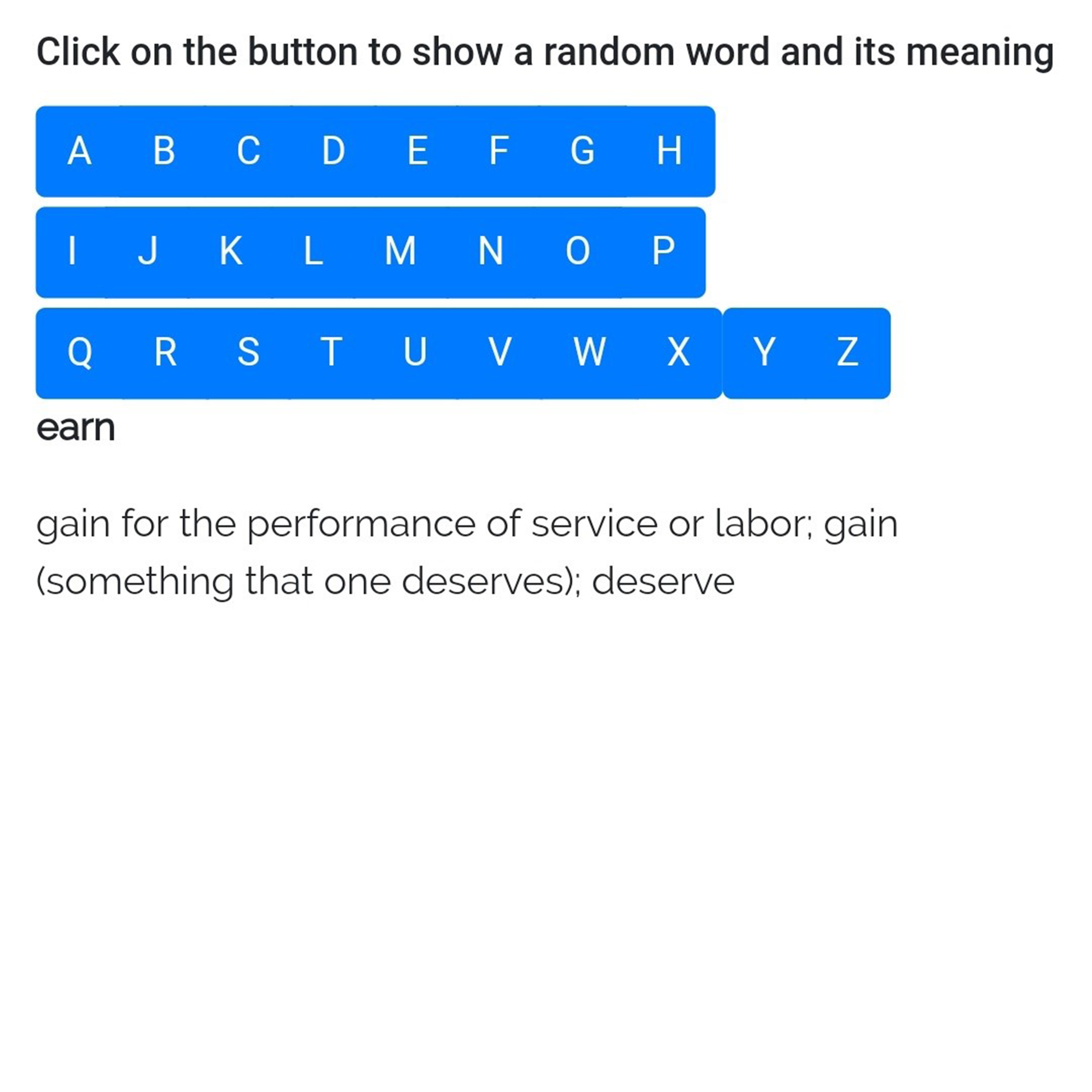 Strengthen your Vocabulary